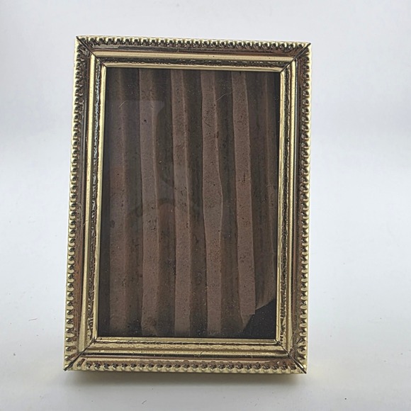 Accents | Vintage Gold Picture Frame Ornate Beaded Edge Photo Display ...